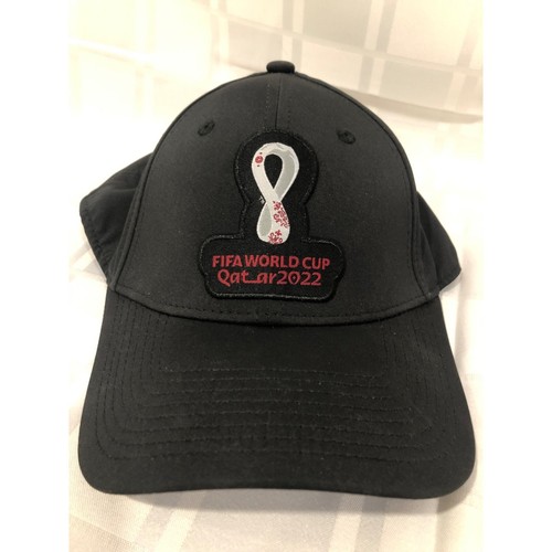 Fifa World Cup Qatar 2022 Cap Hat OS Black Cotton Official Licensed for ...