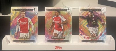 Topps Inception 2024/2025 Bundle | Arsenal | 3 Cards | eBay UK