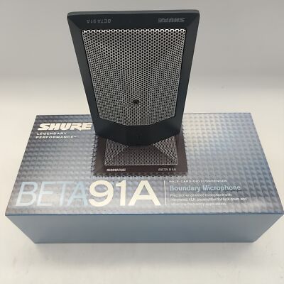New Shure Microphone BETA 91A Half-Cardioid Condenser Kick-Drum Wired ...