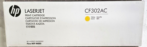 NEW Sealed Genuine Box HP CF302A 827A Yellow Toner Cartridge Color ...