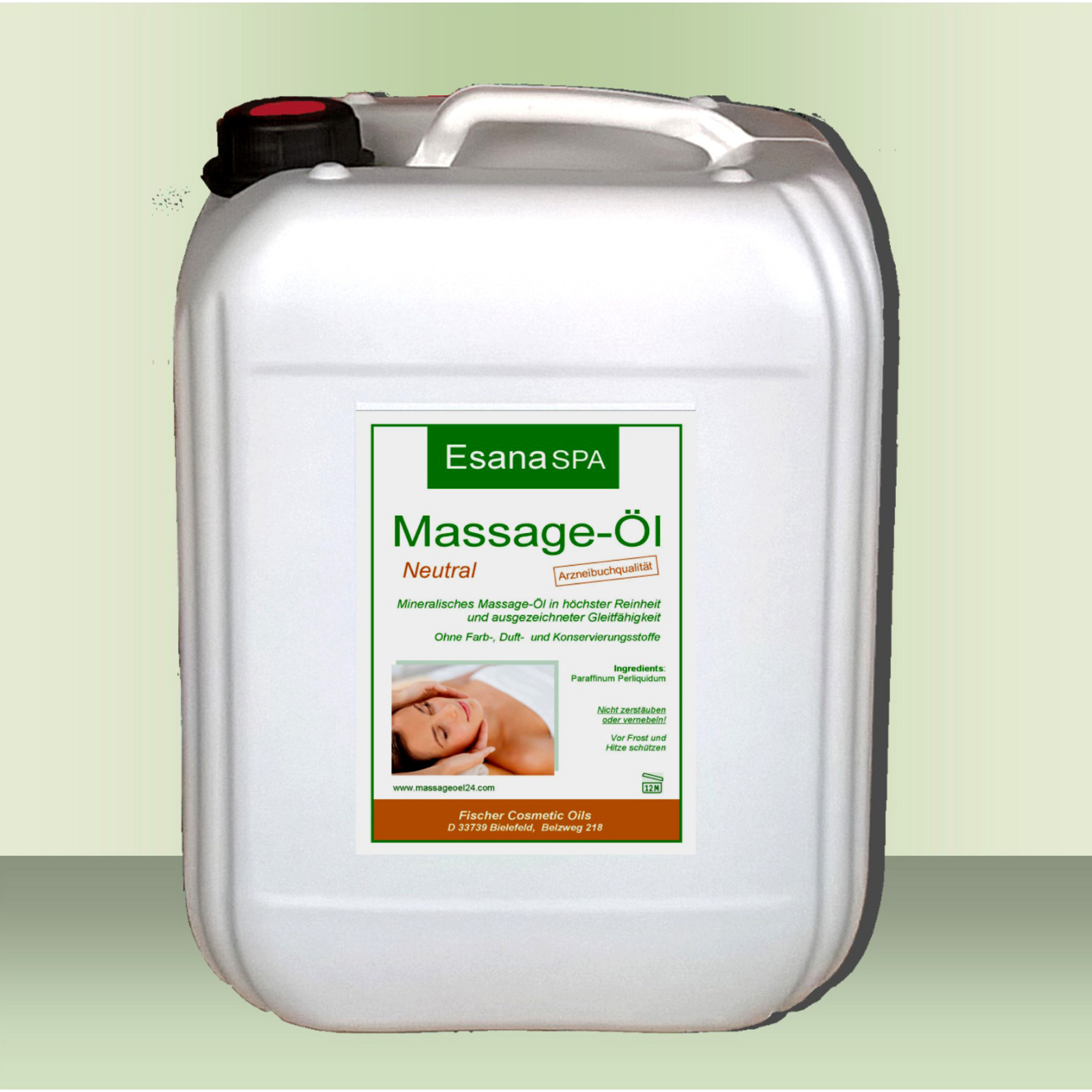 Massageöl 5 Liter neutral Esana SPA für Wellness & Therapie in med ...