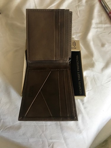 Kenneth Cole reaction Style gray Slim Billfold wallet (RDIF) | eBay