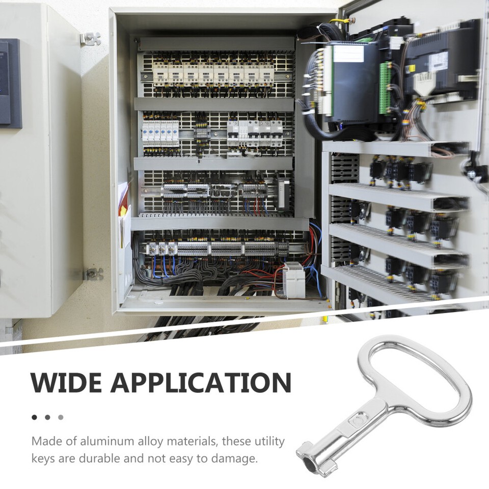 6 Pcs Electric Box Key Plumb Control Cabinet Water Meter Utilities | eBay