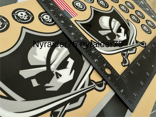 Raiders Custom Concept Broken Skull Football Helmet Decals 20 mil FS 22 ...