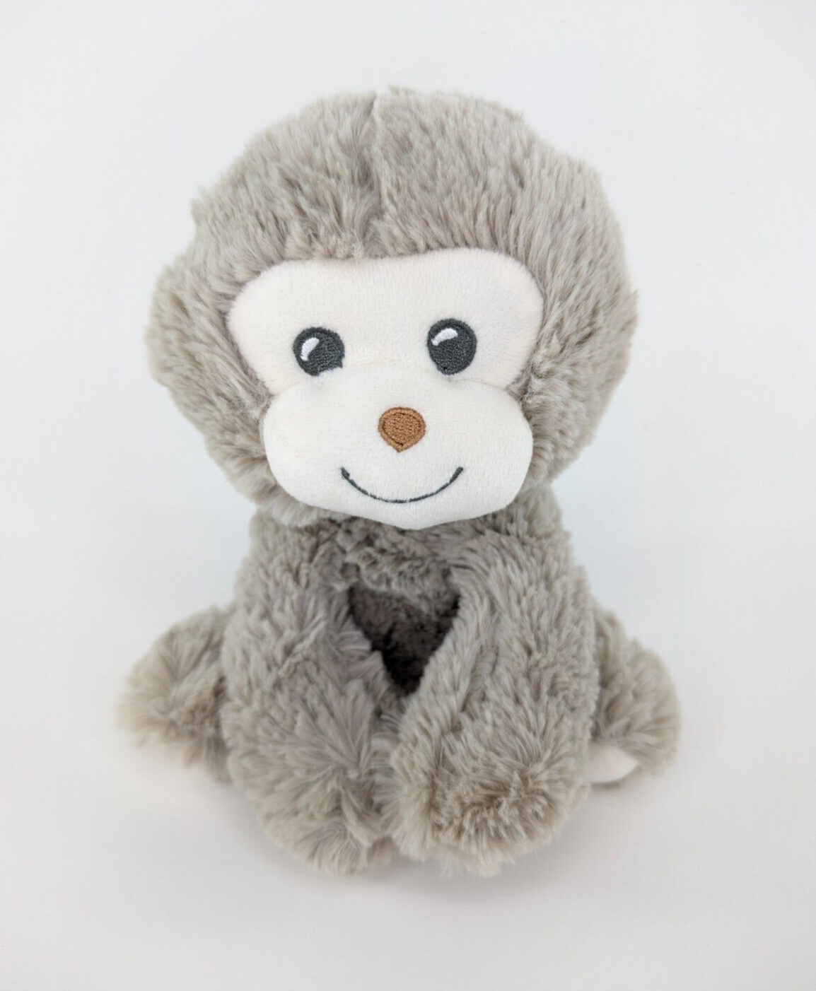 Kellytoy Kelly Baby Monkey Plush Soft 7" Stuffed Gray Beige Lovey ...