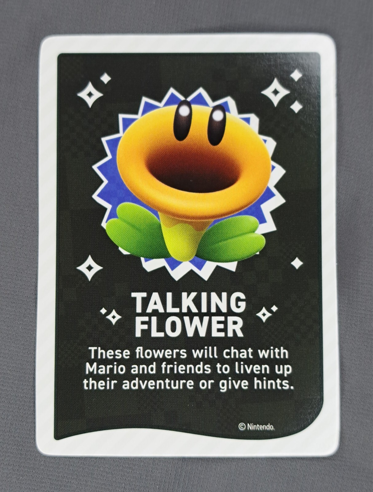 Super Mario Bros Wonder - Talking Flower - Promo Trading Card (Pack ...