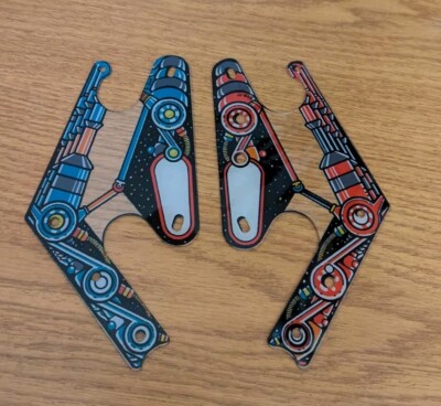 Williams Pinbot Pinball Machine Sling Shot Plastic Set | eBay