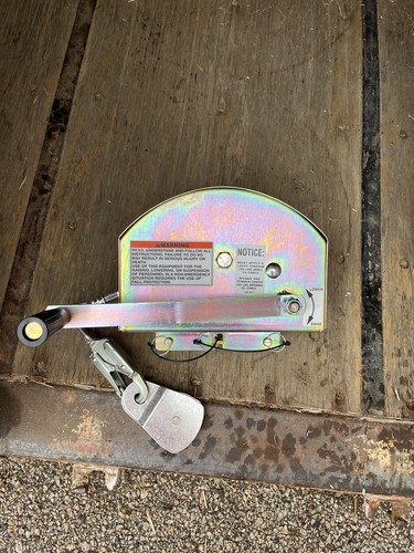 Miller 8442/65FT 65' MANHANDLER Man-Rated Hoist Work Winch - 844265FT ...