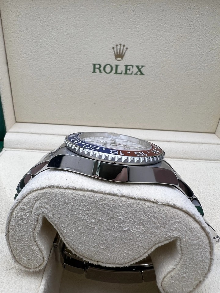 Rolex GMT Master II Custom Meteorite Pepsi 40mm 116710LN BLRO Superman ...