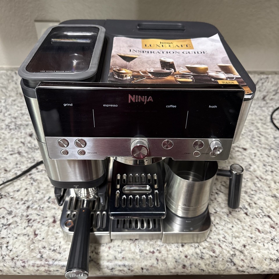 Ninja Luxe Café Premier Series 3-in-1 Espresso, Coffee & Cold Brew ...