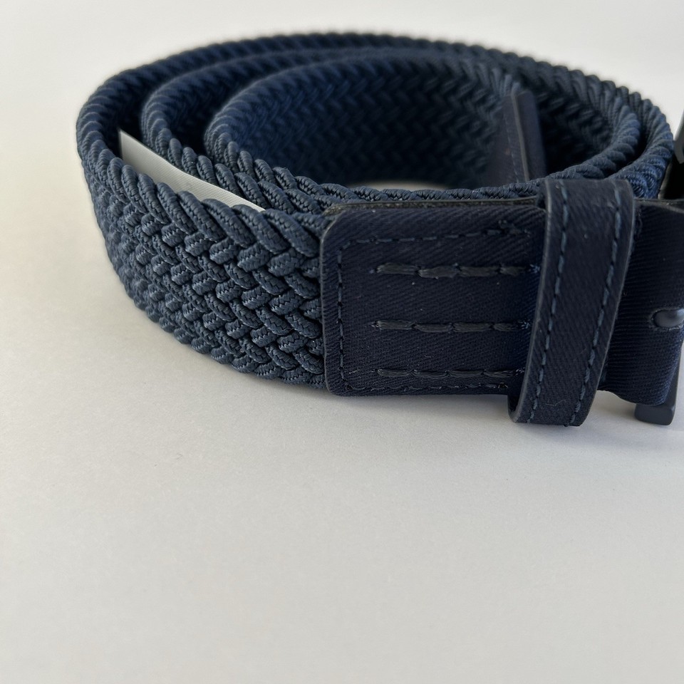 NWT Travis Mathew Mens Belt Grade 2.0 Stretch Woven Navy Blue Size S 30 ...