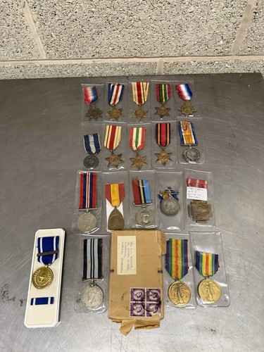 Military Medal Collection WW1 WW2 Rhodesia NATO Oddfellows Named Medals ...