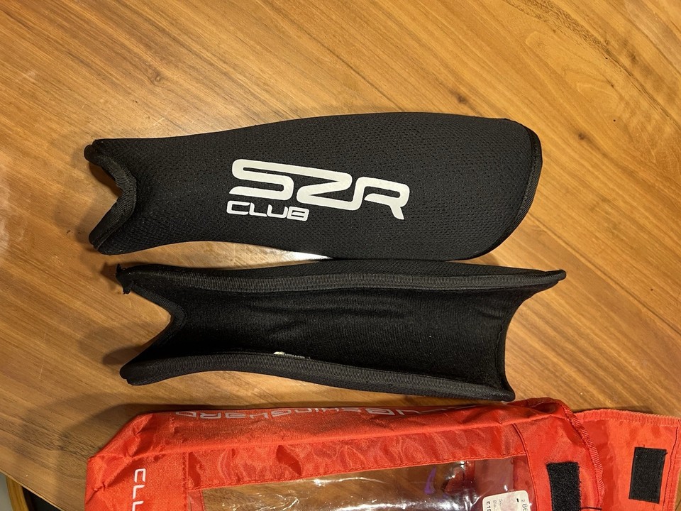 Hockey Shin Pads with Case Size S Adult | eBay UK