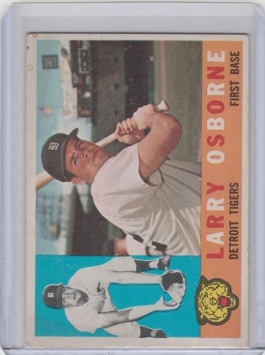 1960 Topps #201 Larry Osborne Detroit Tigers EX | eBay