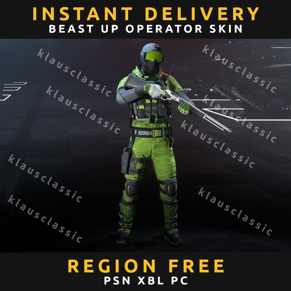 Call of Duty Warzone MW3 - Energy Beast Up Operator Skin COD MW III ...