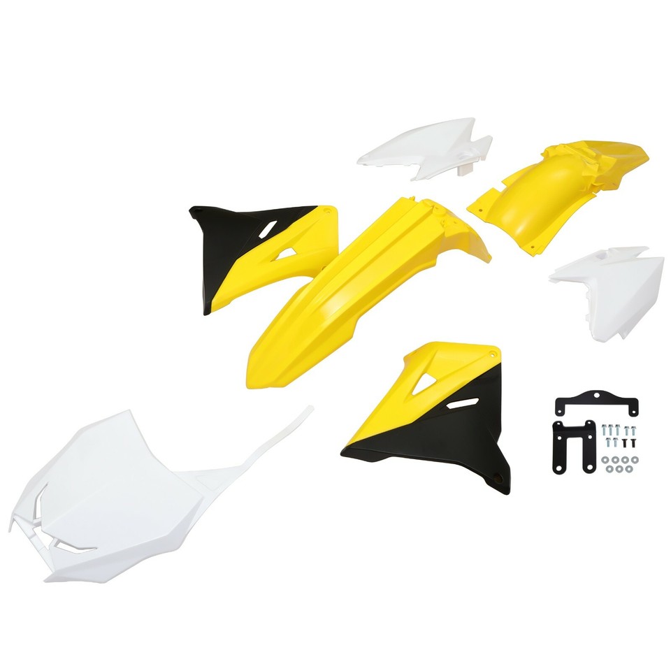 Fairing Bodywork Set Complete Plastics Kit For Suzuki RM250 RM125 2001 ...
