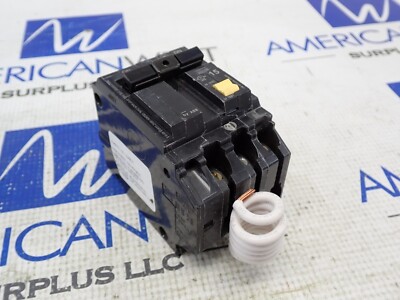New GE/ABB THQL2115GFEP 2 Pole 15 Amp 120/240 Volt Plug On GFEP Circuit ...