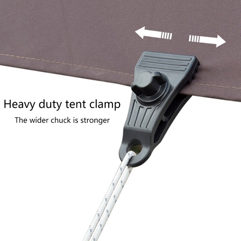 10Pcs Tarp Clips Heavy Duty Lock Grip Clamps Pool Cover Clips Tarpaulin ...