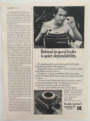 Kodak Carousel Custom H Projectors Vintage 1976 Print Ad | eBay