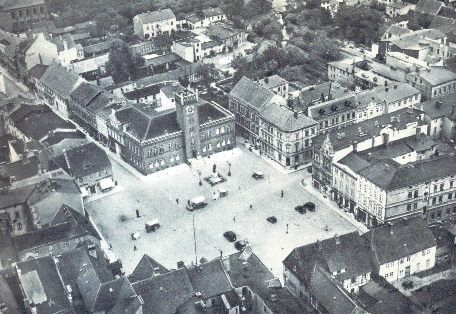 Luftbild von Neustettin/ Szczecinek am Vilmsee (Pommern) 1934 | eBay.de