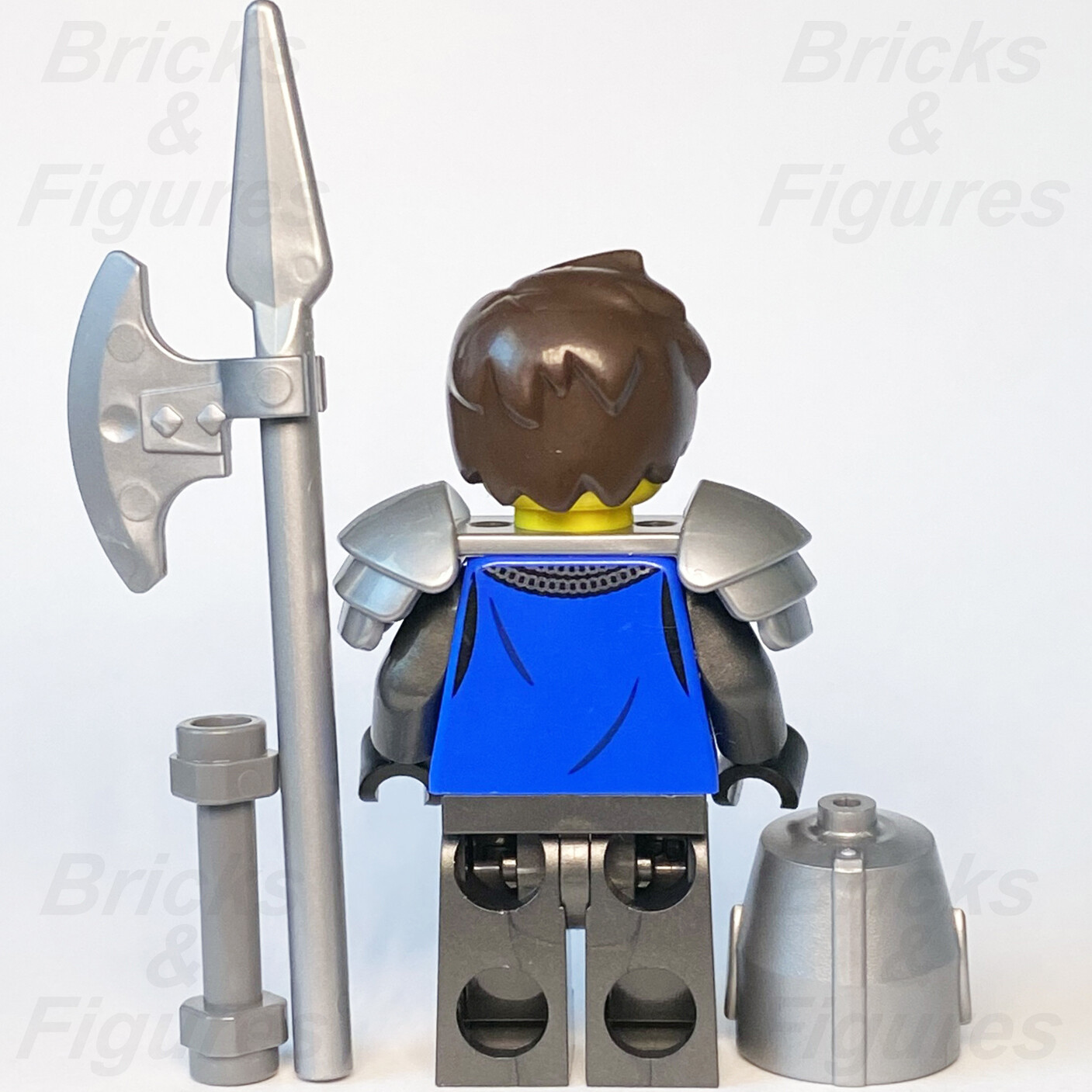 LEGO® Ideas Black Falcon Knight Minifigure Female with Halberd & Helmet ...