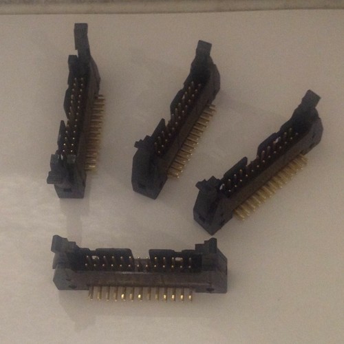 26 Pin IDC Socket PCB Mount Latched 2.54mm Right Angle Male Box Header ...