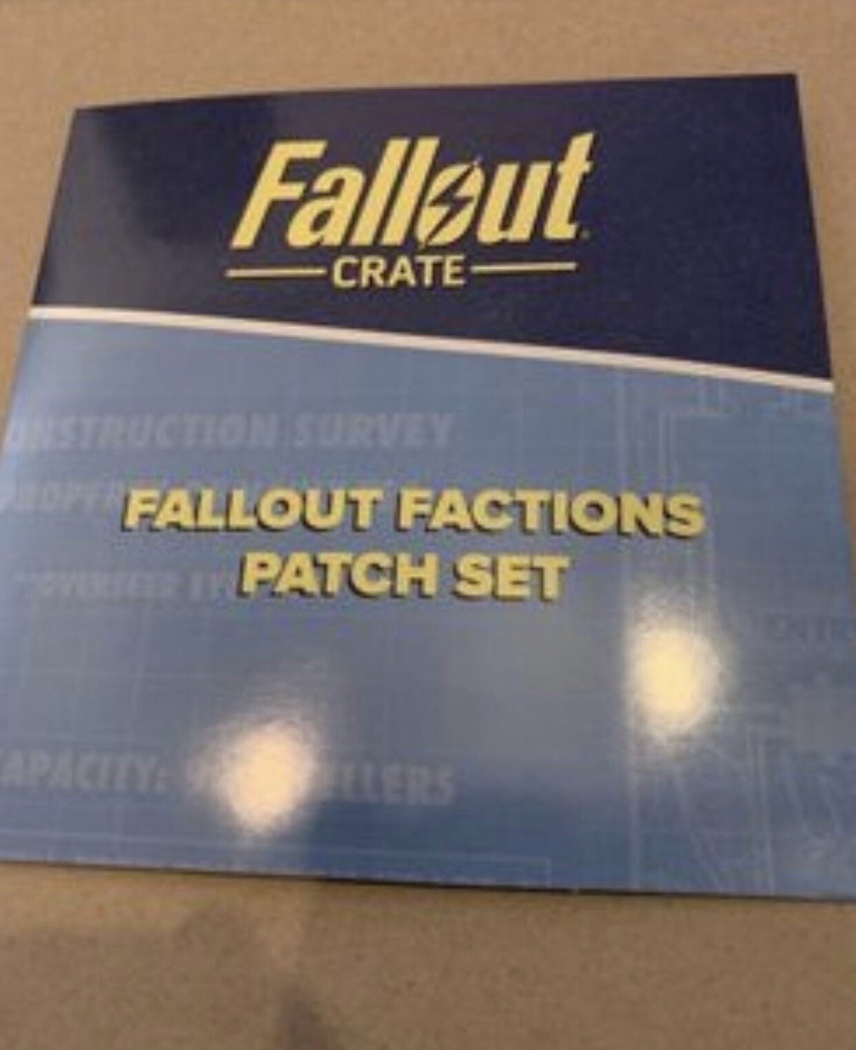LOOT CRATE Fallout Factions Patch Set FALLOUT CRATE Exclusive | eBay