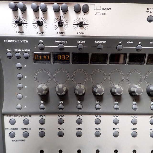 Digidesign Digi 002 MX002 FireWire Pro Tool Le Sys Mixer Midi Audio ...