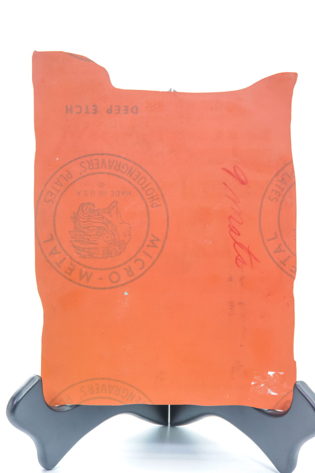 Continental Airlines Photoengraver Plate Wichita Kansas Tulsa Travel Ad ...