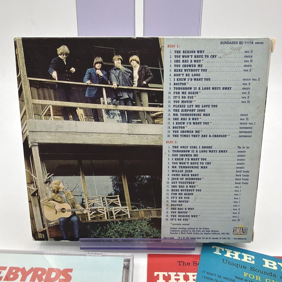 THE BYRDS Preflyte Sessions 2-CD 2001 Sundazed US-Import OOP incl ...
