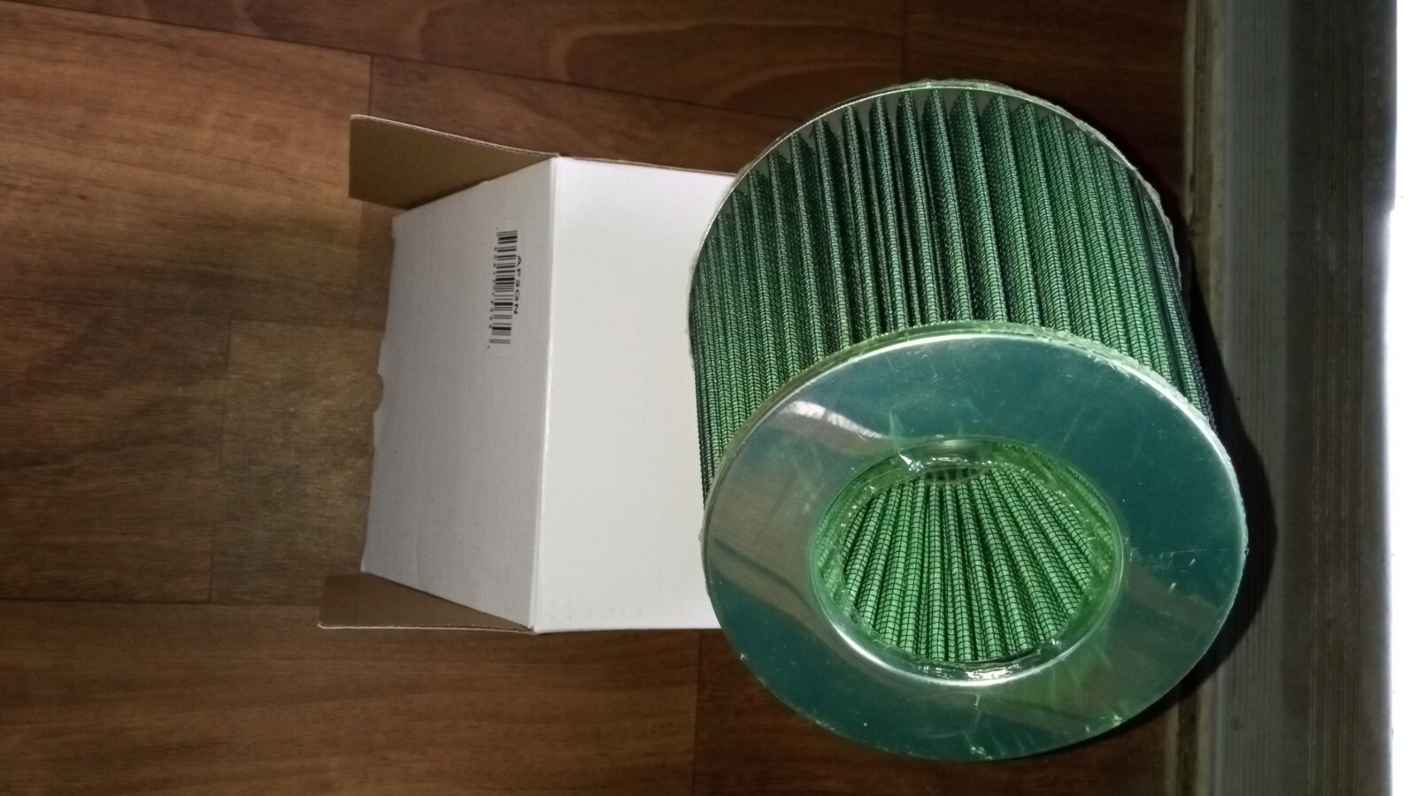 Green Cold Air Intake Filter 3 inch fitting. | eBay