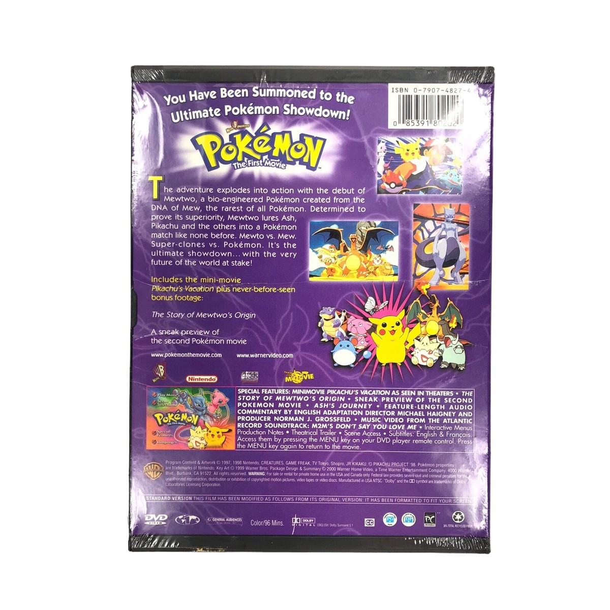 Pokemon The First Movie Dvd Cover