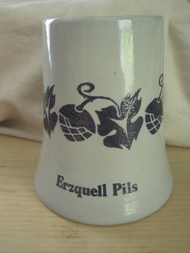 Erzquell Pils Hop Vine Flared Base German Stoneware Rastal 0.5L Beer ...