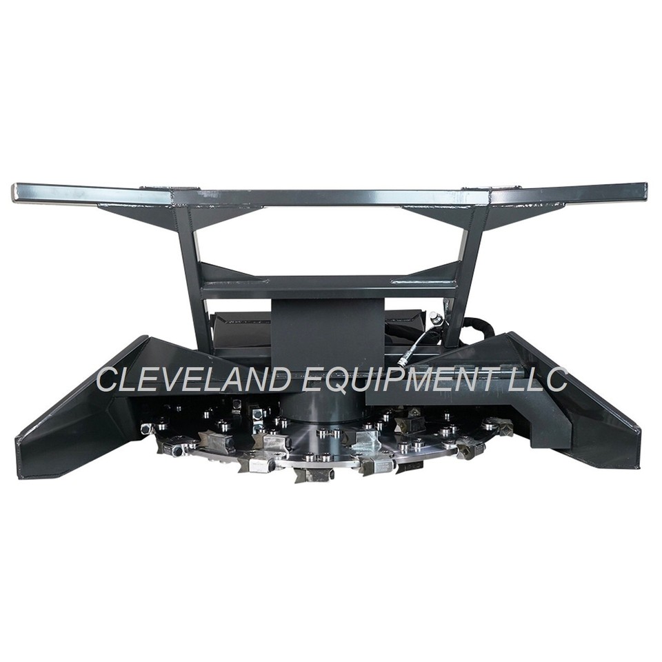 60" CID FORESTRY DISC MULCHER ATTACHMENT Cat Kubota Skid-Steer disk ...