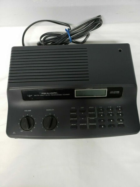 Realistic Am/fm Direct Entry Programmable Scanner 60 Channel Pro-2029 ...