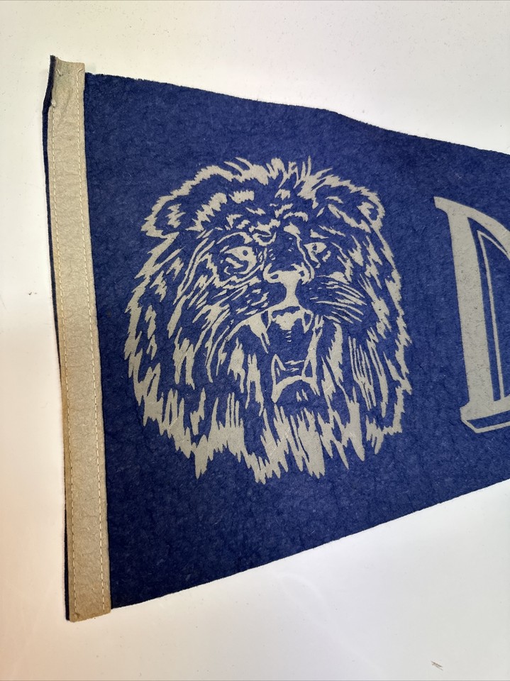 1940’s Vintage Detroit Lions Michigan Nfl Football Pennant 11x26.5 Rare ...