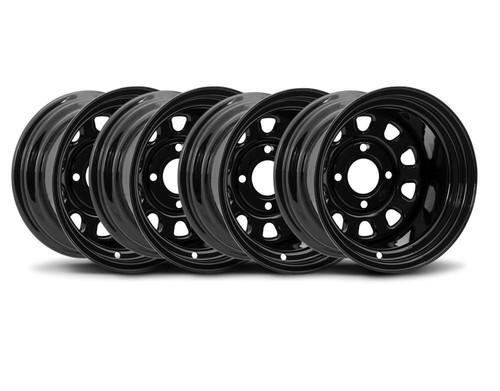 ITP Set of Four Delta Steel Wheels 14x7 4/110 5+2 | eBay