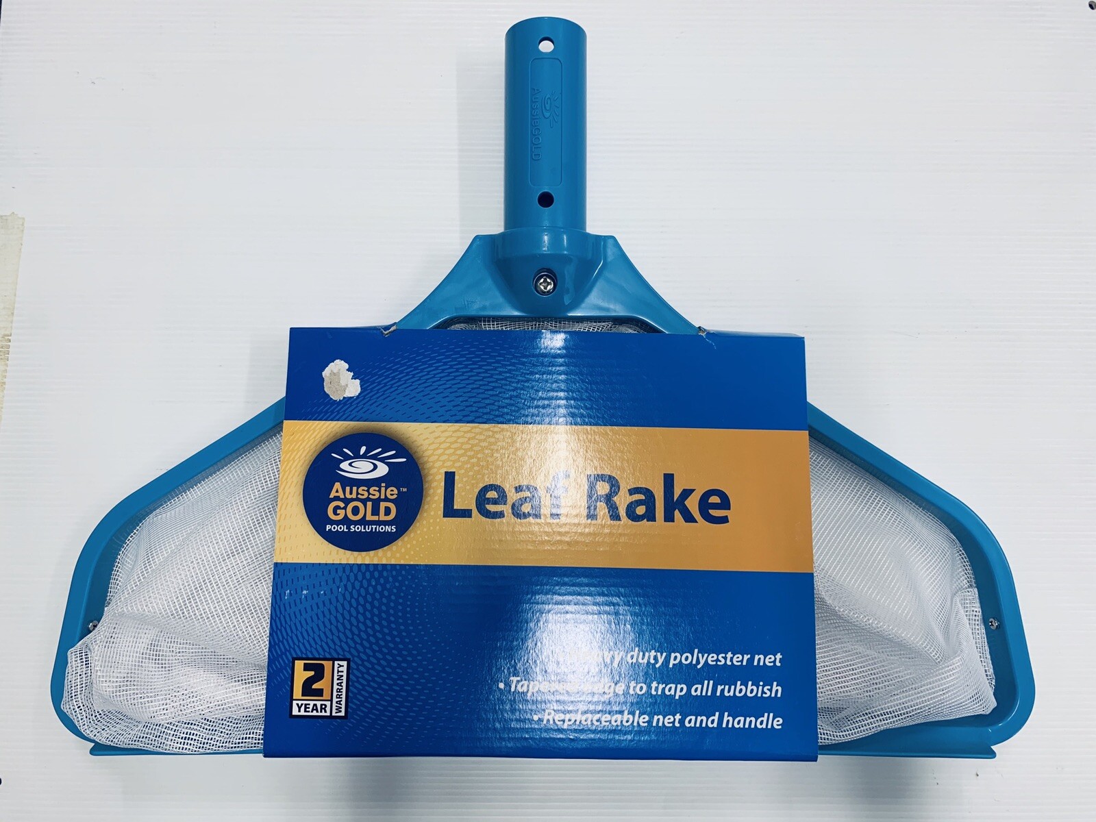 Deluxe Leaf Rake Heavy Duty -Pool/ Spa Rake/Scoop/Shovel Heavy Duty ...
