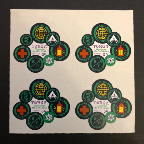 1974 Four Tonga Girl Guides Stamps Unused Mint | eBay