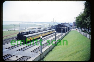 Original Slide, CNW C&NW 4-6-2 Steam #1626 Passenger Train, 1951 ...