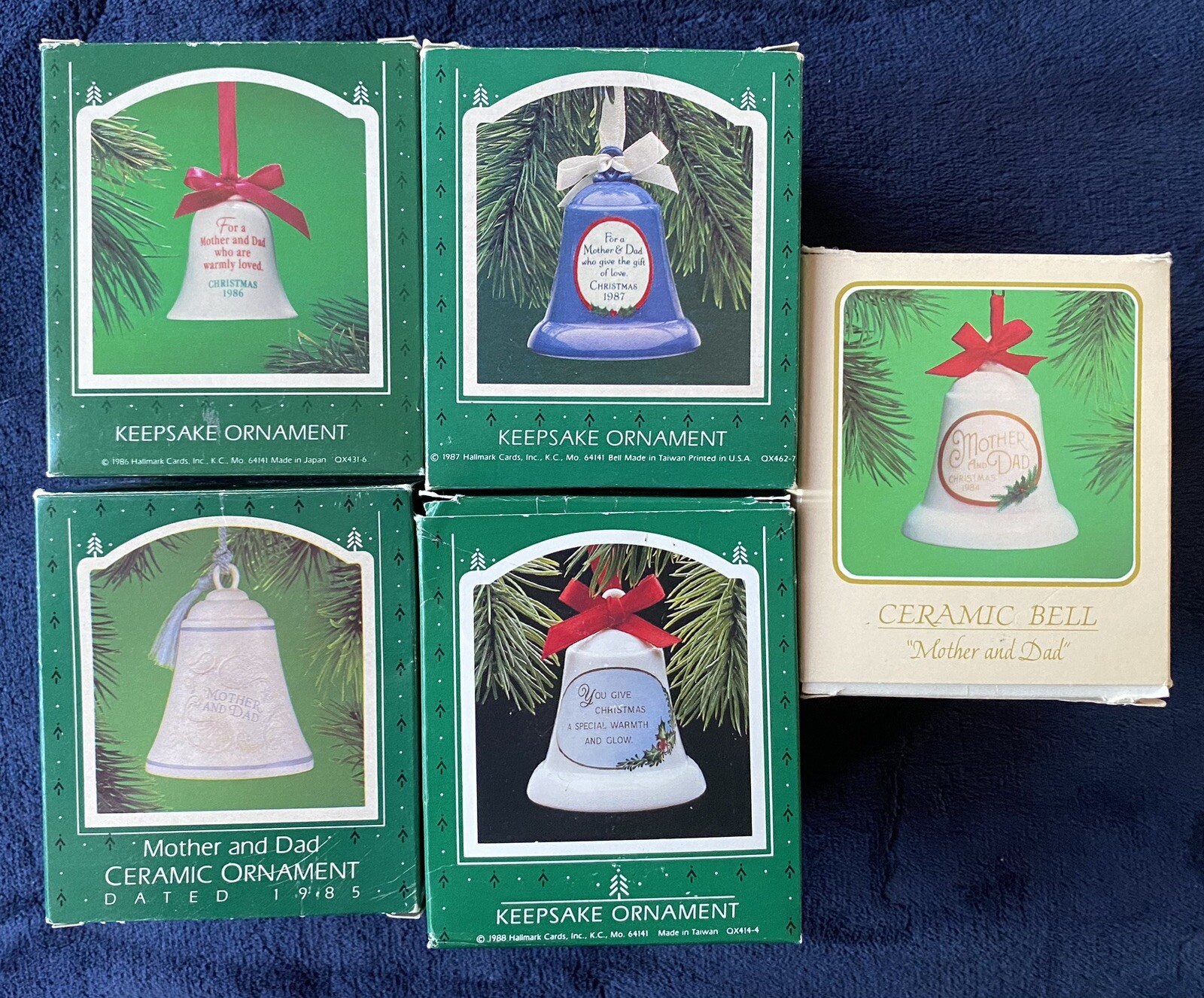 Hallmark Ceramic Bells Lot | eBay