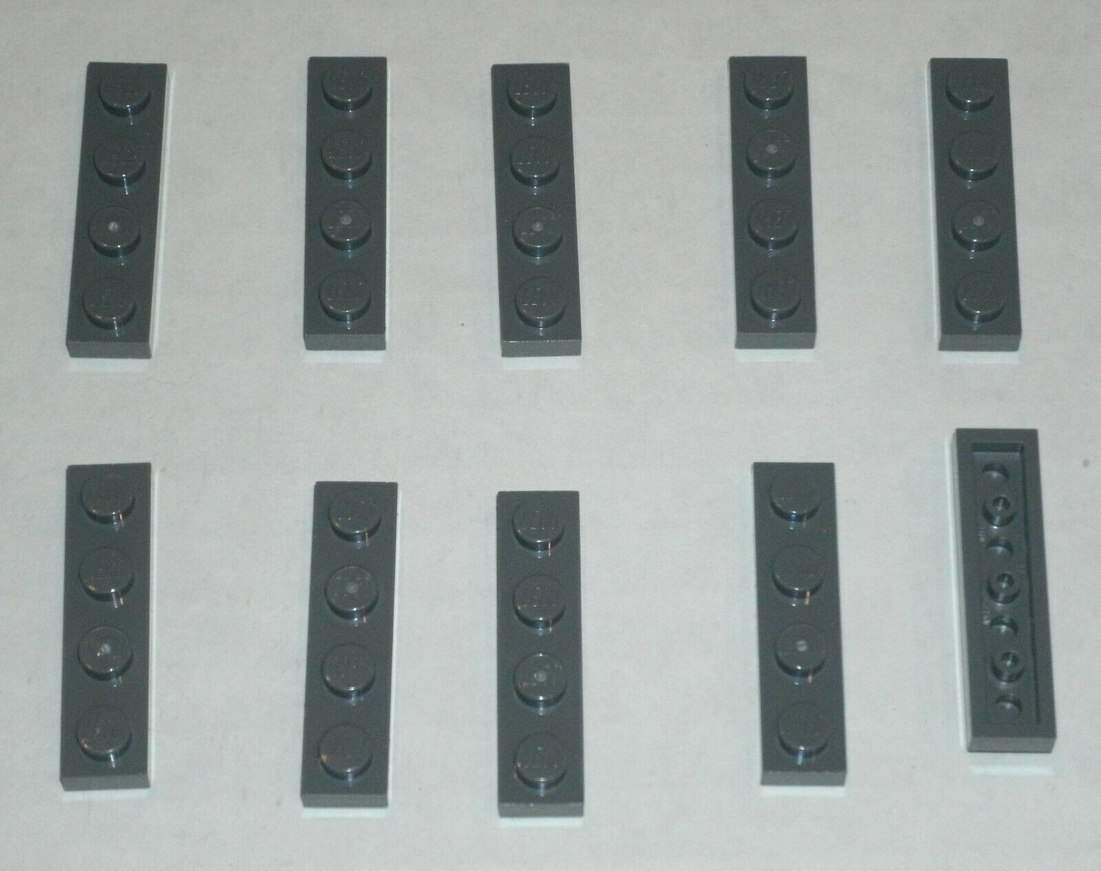 LEGO NEW 1x4 Dark Stone Grey Plate (10x) 4211001 Brick 3710 | eBay