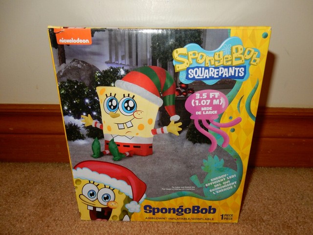 Gemmy Spongebob Squarepants Christmas Inflatable 3.5 FT Uspsship for ...