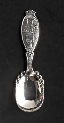 Vintage Norway Souvenir Spoon Silver Plated Norway Map | eBay