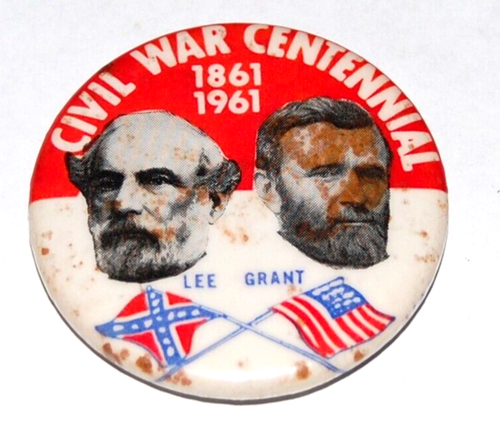 Civil War Centennial button pin pinback Ulysses S Grant abe lincoln ...