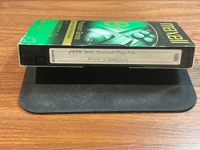 1979 AFC DIVISIONAL PLAYOFFS Game VHS Tape STEELERS vs. DOLPHINS 12/30 ...