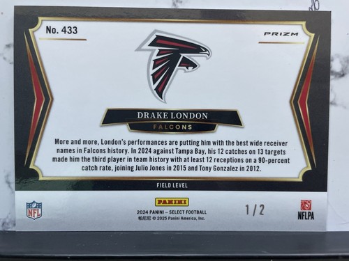 2024 Select Drake London Field Level Snakeskin 1/2 - FOTL Exclusive ...