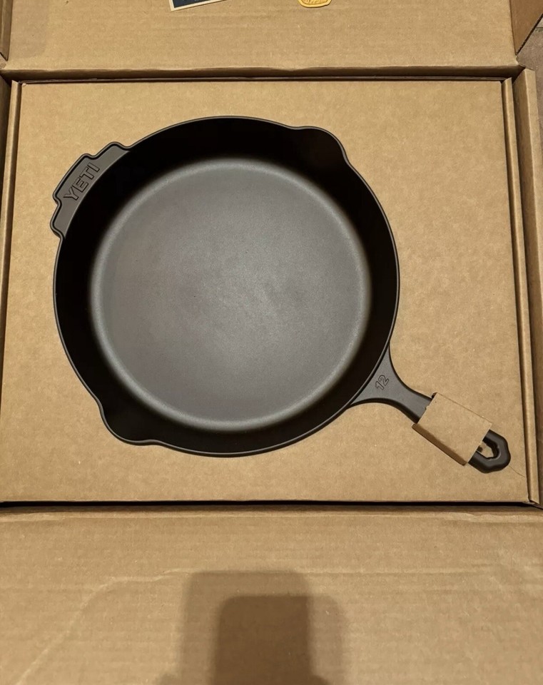 YETI 12” Cast Iron Skillet Butter Pat Industries - SOLD OUT & RARE 🍳 ...