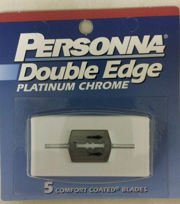 Vintage Razor Refills! Personna Double Edge! (2004) Platinum Chrome ...