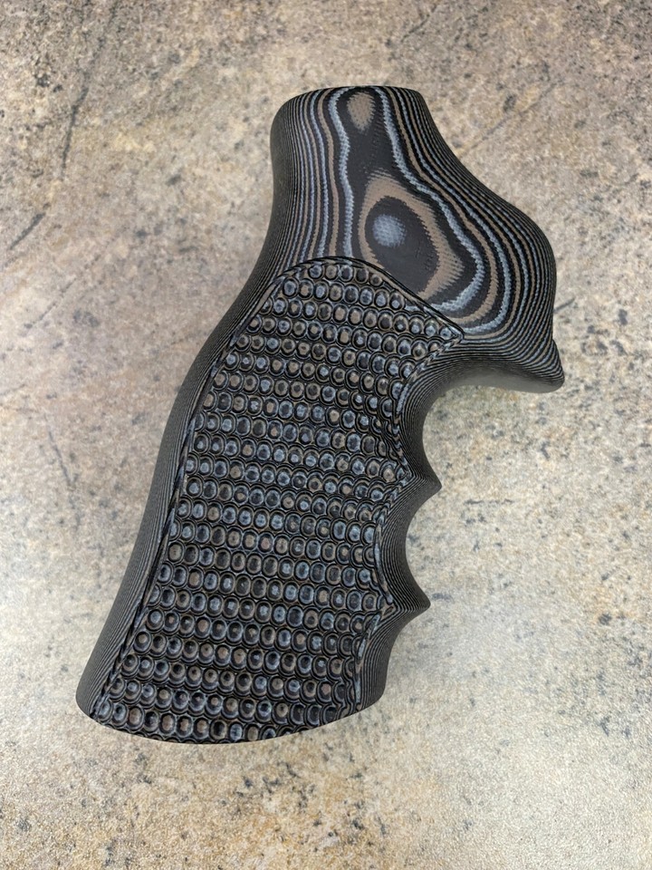 Hogue Piranha G10 Grip for Ruger GP100 / Super RedHawk Finger Grooves ...